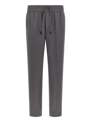 Brioni Drawstring Casual Pants - Grey