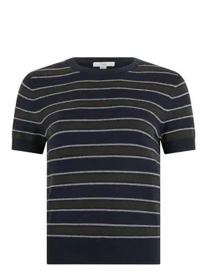 VINCE Vince Striped Short-Sleeve T-Shirt