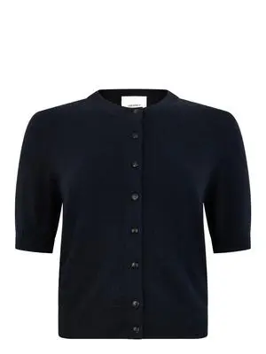 LISA YANG Lisa Yang Short Sleeve Button Cardigan