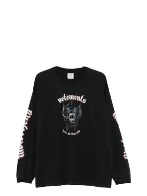 Vetements Crew-neck Sweatshirt - Black