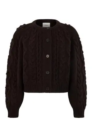 LISA YANG Lisa Yang Cable-Knit Cashmere Cardigan