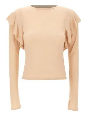 MARELLA Marella Selva Ruffled Knitted Sweater