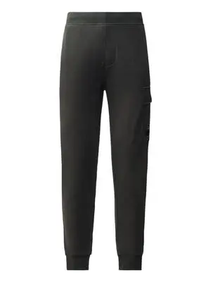 C.P. COMPANY Diagonal Raised Fleece Lens Sweatpants - Grey