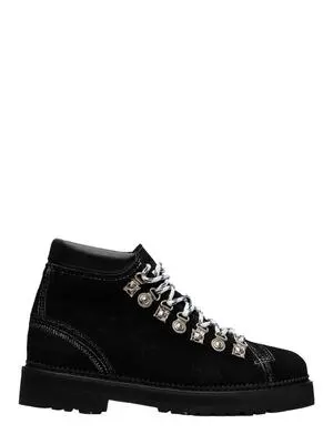 TOGA VIRILIS Lace-up Ankle Boots - Black
