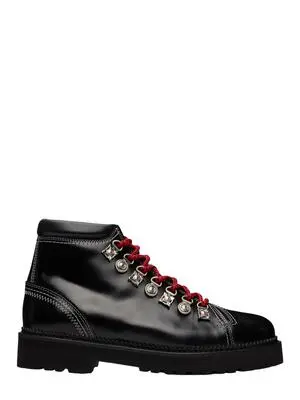 TOGA VIRILIS Lace-up Ankle Boots - Black