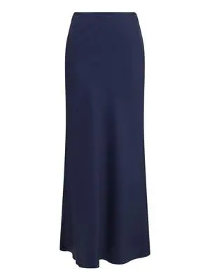 LOULOU DE SAISON LouLou De Saison Eli Silk Twill Maxi Skirt
