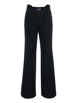 JEAN PAUL GAULTIER High-waisted Trousers - Black