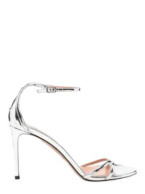 AQUAZZURA Aquazzura Nuda Metallic Heeled Sandals