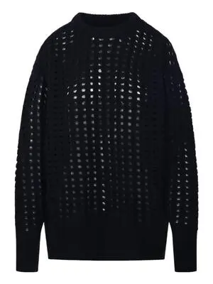 NUDE Nude Perforated Oversized Sweater
