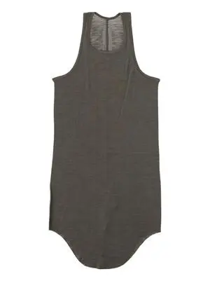 Rick Owens Round Neck Sleeveless Vest - Grey