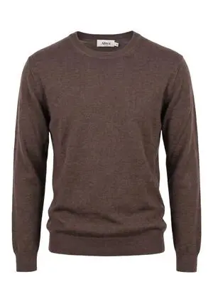 Altea Long Sleeve Crew-neck Pullover - Marrone