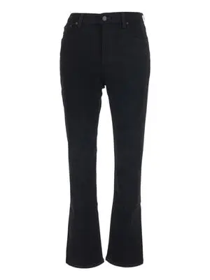 Ag Belt-loop Flared Jeans - Black