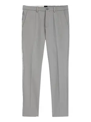 Hugo Boss Casual Trousers With Belt Loops - Light Gray