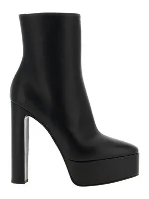 LE SILLA Nora Platform Ankle Boots - Black