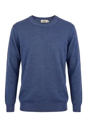 Altea Long Sleeve Crew-neck Sweater - Indaco