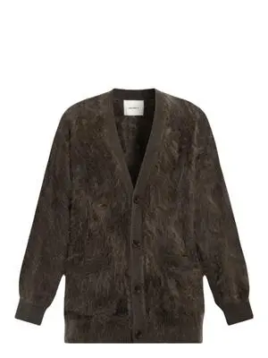 LISA YANG Devean Brushed Knit Cardigan - Brown