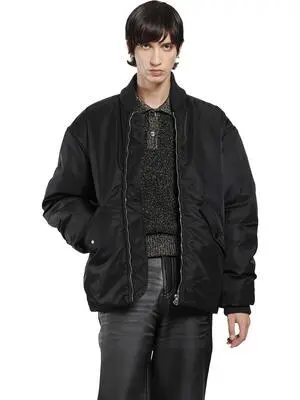Marni Padded Nylon Bomber Jacket - Black