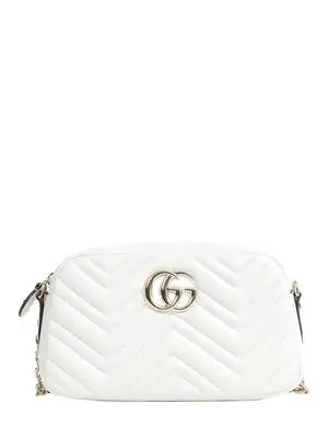 Gucci Gg Marmont Small Camera Bag - White