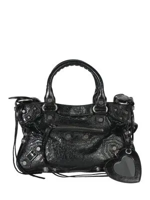 Balenciaga Agneau Neo Cagole City Bag - Black