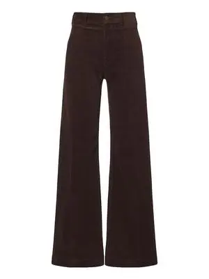 Polo Ralph Lauren Cotton Corduroy Flared Trousers - Brown