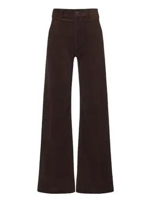 Polo Ralph Lauren Cotton Corduroy Flared Trousers - Brown