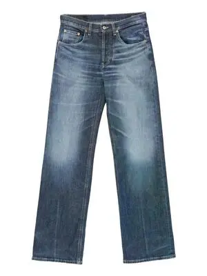 DONDUP Faded Straight-leg Jeans - Blue