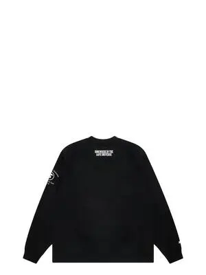 AAPE BY *A BATHING APE Moonface Raglan-sleeve Sweatshirt - Black