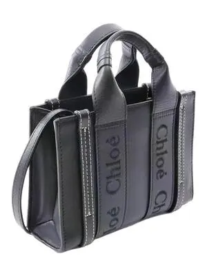 Chloé Chloé Mini Woody Satchel Black