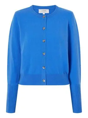 LA LIGNE Cashmere Cardigan - Blue