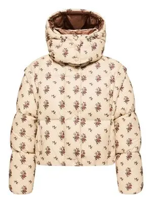 Moncler MONCLER COLLECTION Torcol Hooded 2-In-1 Down Jacket Beige