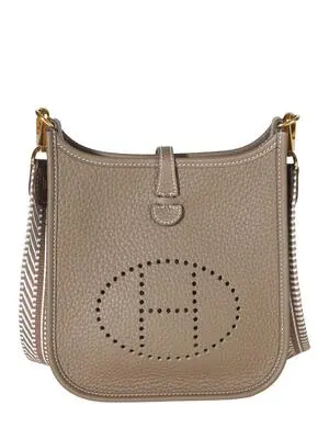 Hermès Evelyne Shoulder Bag - Gray