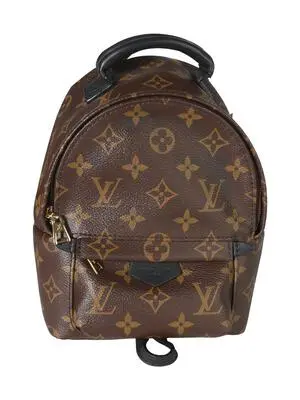 LOUIS VUITTON Monogram Canvas Palm Springs Backpack - Brown