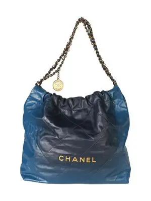 CHANEL Chanel Shaded Quilted Calfskin Medium Hobo Bag