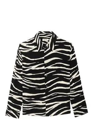Zadig&Voltaire Tyrica Shirt Zebra Print - Black