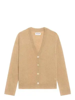 Zadig&Voltaire Mirkaz Cashmere Cardigan - Camel