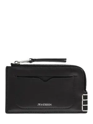 JW Anderson Portafoglio Con Zip - Black