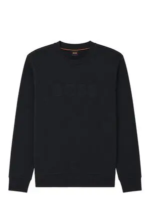 BOSS Felpa "we_logo" Relaxed Fit - Black