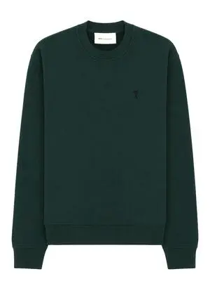 AMI Paris Felpa Con Logo - Green