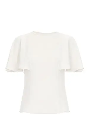 MICHAEL KORS MICHAEL By MICHAEL KORS Raso Cape Effect Blouse
