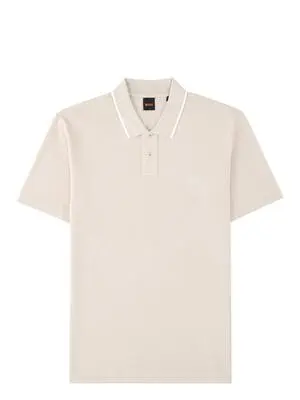 BOSS Polo Con Logo - Beige