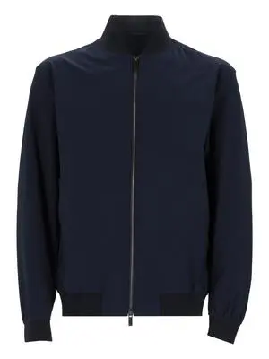 BOSS Zip-up Bomber Jacket - Blue