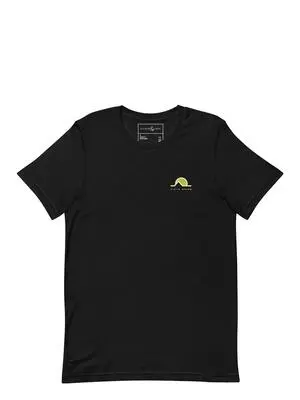 ANCHOR & CREW Four Field Notes Organic Cotton T-shirt - Black