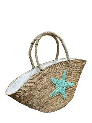 OHSUN Selene Embroidered Tote - Green