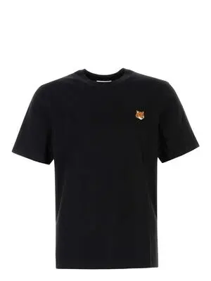Maison Kitsuné Maison Kitsune Regular Fit Fox Head T-Shirt Black