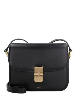 A.p.c. A.P.C. Mini Leather Grace Crossbody Handbag Black