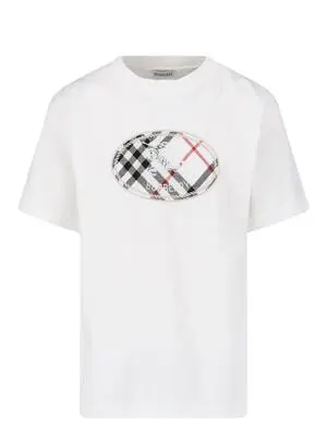 Burberry Graphic Cotton T-shirt - White