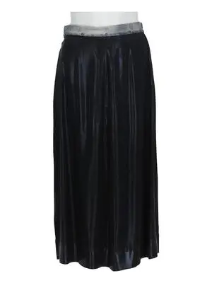 MAISON MARGIELA Midi Skirt In Satin - Black