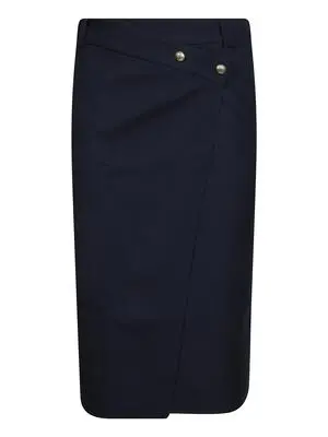 PINKO PINKO Marzemino Diagonale Mini Skirt