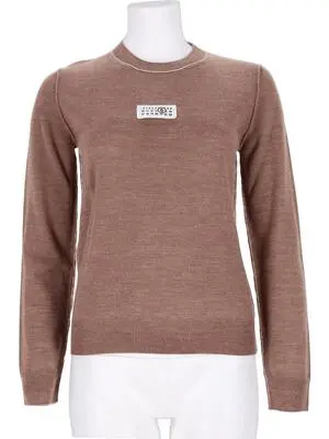 MAISON MARGIELA MM6 Maison Margiela Wool Blend Fitted Knit Sweater