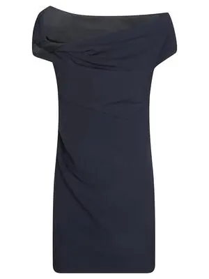 Pinko Technical Crepe Gown - Nero
